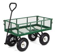 China Conveniently Designed Four Wheel Assemble Garden Hand Cart with 17KGS Capacity for sale