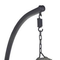 China Outdoor Sturdy C Frame Solid Steel Hammock Chair Stand for Modern Design and Comfort for sale
