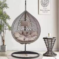 China Metal Customized Color Backyard Wicker Swing Chair for Outdoor Activity Summer Resort for sale