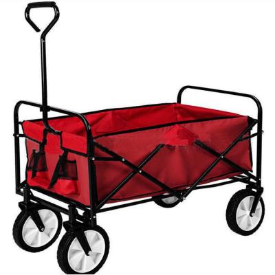 China Multi-Purpose Fabric Camping Trolley Folding Wagon for Tools and Gear for sale