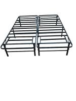 China Black Single Folding Metal Bed Frame for Home Bedroom Furniture for sale
