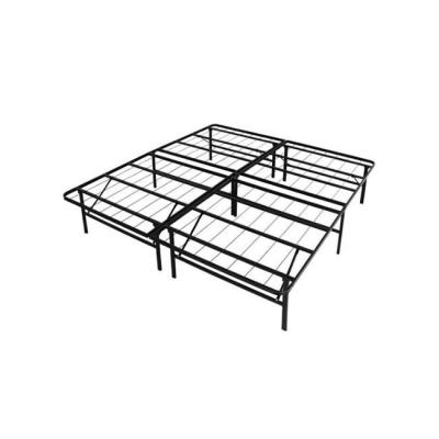 China Simple and Strong Folding Metal Bed Frame for Modern Living Comfort for sale
