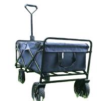 China Green Steel Custom Logo Outbiard Cart Folding Trolley with 260KGS Weight Capacity for sale