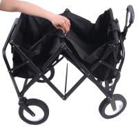 China Green Steel Custom Logo Outbiard Cart Folding Trolley with 260KGS Weight Capacity for sale