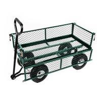 China Conveniently Removable Sides Metal Garden Cart Easy Removal Advantage for Hauling for sale