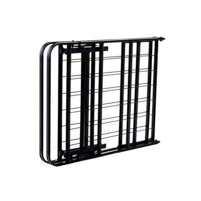 China European and American Metal Iron Hotels Bedroom Set KD Easy Assembling Single/Double Bed for sale