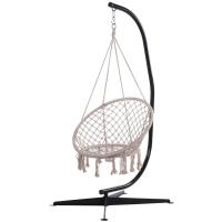 China Powder Coated Steel Standing Frame for Hanging Hammock Air Porch Swing Chair Outdoor for sale