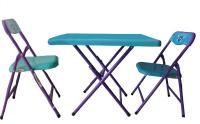 China Modern Design Foldable Table and Chair Set for Kids Space-Saving Storage for sale