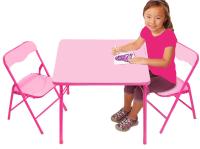 China Modern Design Foldable Table and Chair Set for Kids Space-Saving Storage for sale