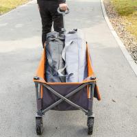 China Outdoor Collapsible Folding Four-wheel Wagon Cart for Heavy Duty Utility and Garden for sale