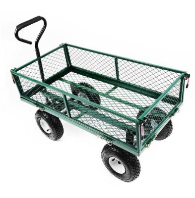 China Corrosion Proof Heavy Duty Garden Cart With 17KG Capacity High Efficiency for sale