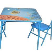 China Modern Design Folding Kids Chair Compact Space Saving Kids Table And Chairs for sale