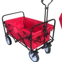 China 300LBS Capacity Portable Camping Picnic Cart with Foldable Design and Iron Frame for sale