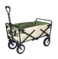 China OEM Customizable Tool Usage Heavy Duty Steel Trolley Garden Cart with Four-Wheel for sale