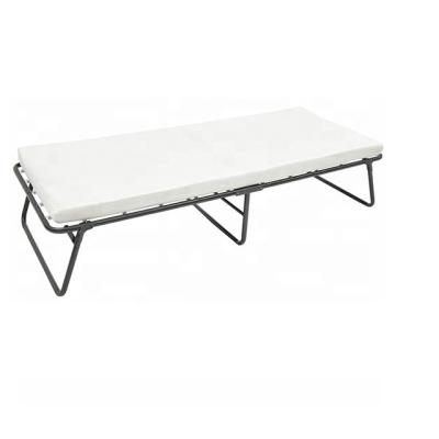 China Hotel Outdoors Camping Guest Carton Packed Portable 8CM Foam Super Single Folding Bed for sale
