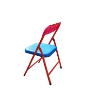 China Folding Childrens Desk And Chair Set Easy Maintenance With Metal Frame for sale