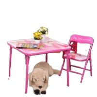 China Versatile Metal Kids Folding Table And Chairs Set Suitable For Indoor And Outdoor for sale