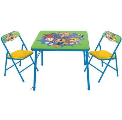 China Mail Packing N Metal Kids Folding Table And Chairs Set Easy Removal Space Efficiency for sale