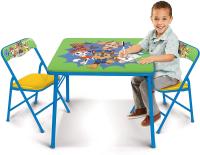 China Mail Packing N Metal Kids Folding Table And Chairs Set Easy Removal Space Efficiency for sale