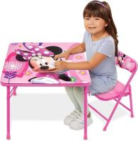 China Children's Metal Folding Furniture Customizable Logo Table and Chair Set for Parties for sale