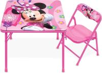 China Easy Removal Kids Table and Two Chairs Set with Printing Design for sale