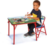 China Modern Folding Kids Tables And Chairs Set Of Kids Study Adjustable Table Furniture for sale