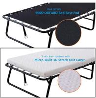 China Bedroom Furniture Folding Travel Trundle Bed with Mattress Easy Assembling for sale