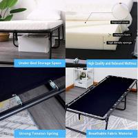 China Bedroom Furniture Folding Travel Trundle Bed with Mattress Easy Assembling for sale