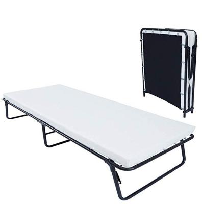 China Offered Portable Folding Bed Frame With Thick Memory Foam Mattress For Spare Bedroom and Office for sale