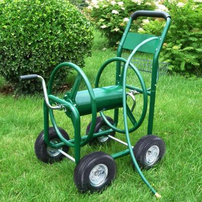 China 60*102*42.5 Iron Outdoor Heavy Duty Water Hose Reel Cart for Garden Yard Planting Farm for sale