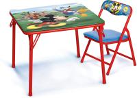 China Metal Kids Folding Table And Chairs Set Easy Removal Advantage Main Material Metal for sale