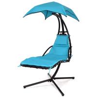 China 21.5kg Outdoor Lounge Chair With An Umbrella For Outdoor Activities for sale