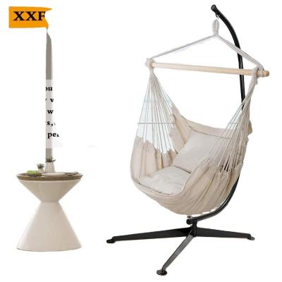 China Sturdy Metal C Style Type Frame Hammock Chair Stand 21.5kg Maximum Load for sale