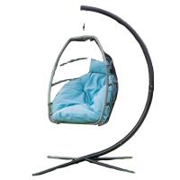 China Hanging Patio Swing Chair With Furniture For Modern Design And 21.5kg Metal Stand for sale