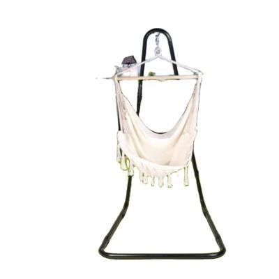 China Adjustable Weather Resistant Curved Hammock Chair Swing Stand For Indoor And Outdoor for sale