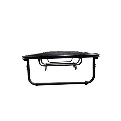 China Black Metal Iron Bed Frames for Twin Size Design in Hotel Accommodation for sale