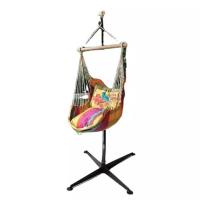China Outdoor Furniture Solid Steel Standing Frame for Hanging Hammock Air Porch Swing Chair for sale