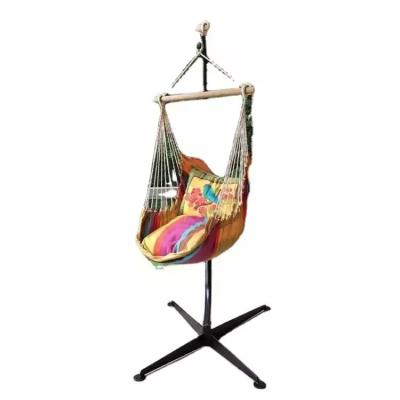 China Outdoor Furniture Solid Steel Standing Frame for Hanging Hammock Air Porch Swing Chair for sale