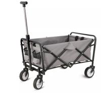 China Customized Support Heavy Duty Steel Trolley Hand Folding Wagon Cart for Heavy Loads for sale