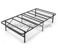 China Storage Affordability Iron Metal Folding Bed for Adult Guest in Modern Design for sale