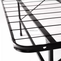 China Storage Affordability Iron Metal Folding Bed for Adult Guest in Modern Design for sale