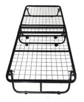 China Convenient Single Folding Metal Bed for Home and Outdoor Activities for sale