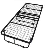 China Convenient Single Folding Metal Bed for Home and Outdoor Activities for sale