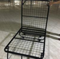 China Convenient Single Folding Metal Bed for Home and Outdoor Activities for sale