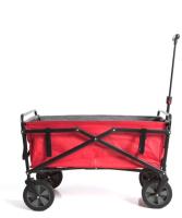 China Four-wheel Fabric Camping Trolley Folding Wagon 260KGS Capacity for Outdoor Adventures for sale