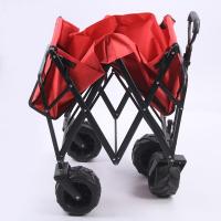 China Versatile Foldable Shopping Wagon Cart with 260KGS Weight Capacity and Four-wheel Design for sale