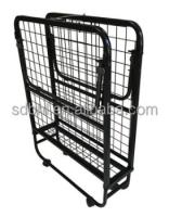 China Modern Design Style Foldable Single Metal Bed Frame Foldable and Space-Saving for sale