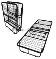 China Modern Design Style Foldable Single Metal Bed Frame Foldable and Space-Saving for sale