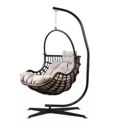 China General Heavy Duty Steel Hammock Stand for C-Shape Swing Chair in Outdoor Settings for sale