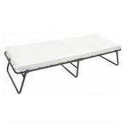 China Modern Hotel Essential Foldable Metal Platform Bed Frame Tool-Free Assembly for sale